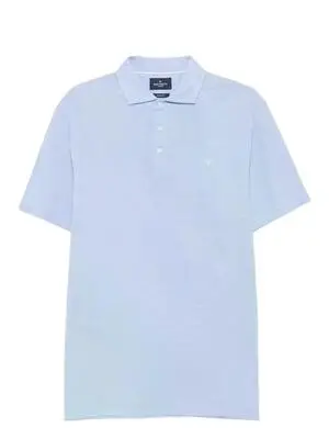 HACKETT LONDON Logo-embroidered Polo Shirt - Blue