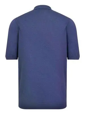 GRAN SASSO Buttoned Polo Shirt - Blue