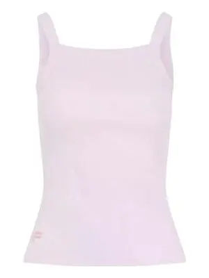 PANGAIA Ribbed Knit Vest Top - Purple
