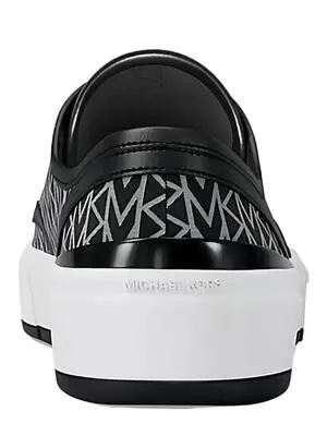 Michael Kors Jude Monogram-print Sneakers - Black