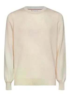 Brunello Cucinelli Cashmere Crewneck Sweater - Neutrals