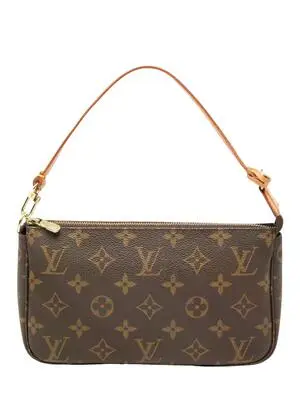 LOUIS VUITTON Monogram Pochette Accessoires Shoulder Bag - Brown