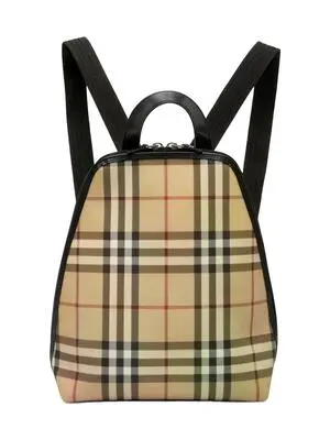 Burberry House Check Canvas Backpack - Neutrals