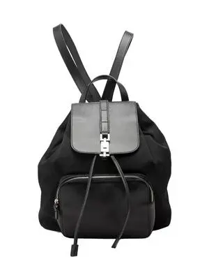 Gucci Jackie Drawstring Backpack - Black