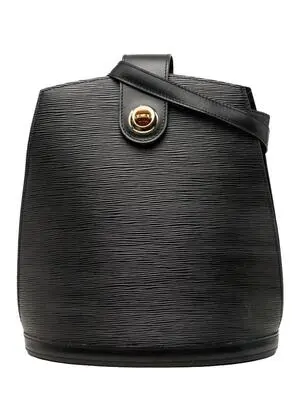 LOUIS VUITTON Epi Leather Cluny Shoulder Bag - Black