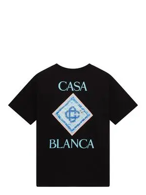 Casablanca Pool Short Sleeve T-shirt - Black