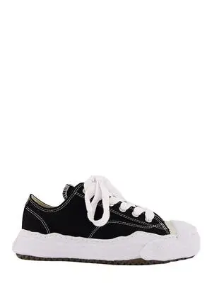 Mihara Yasuhiro Hank Og Sole Canvas Sneakers - Black