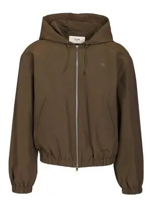 Celine Hooded Zip-up Blouson Jacket - Multicolor