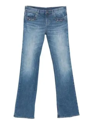 Gucci Horsebit Flared Leg Jeans - Multicolor