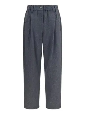 Brunello Cucinelli BRUNELLO CUCINELLI Wool Blend Trousers Multicolor