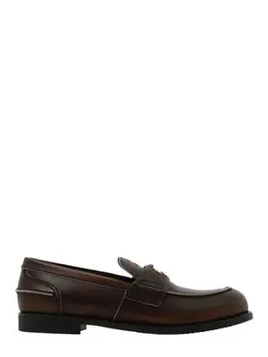 Miu Miu Leather Loafers - Multicolor