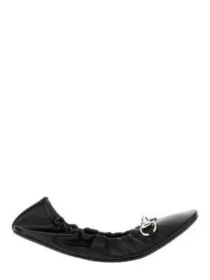 Gucci Prima Ballerinas In Calf Skin - Black