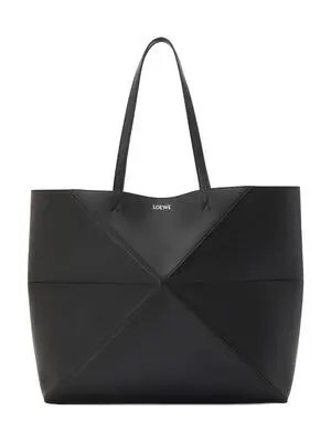 Loewe Puzzle Fold Large Leather Tote - Multicolor