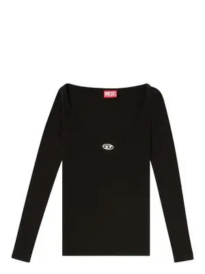 DIESEL® Ribbed Logo Top - Multicolor