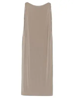 Issey Miyake Sleeveless Bateau Neck Dress - Multicolor