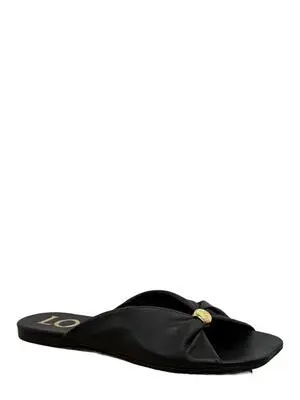Loewe Pebble Leather Slide Sandals - Multicolor