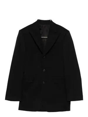 Celine Wool Single-breasted Blazer Jacket - Multicolor