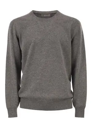 Brunello Cucinelli Brunello Cucinelli Pure Cashmere Crew Neck Sweater Gray