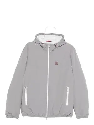 Brunello Cucinelli BRUNELLO CUCINELLI Water-Resistant Hooded Blouson Jacket Multicolor