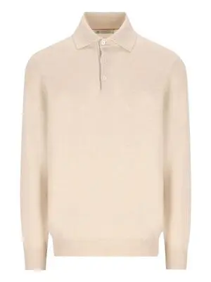 Brunello Cucinelli Brunello Cucinelli Men Cashmere Polo Shirt Multicolor