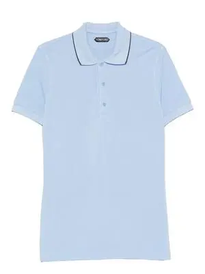 TOM FORD Piquet Cotton Polo Shirt - Multicolor
