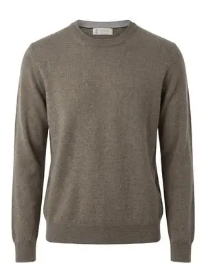 Brunello Cucinelli Cashmere Crewneck Sweater - Multicolor