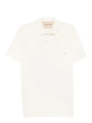 Valentino Garavani Vgold Cotton Polo Shirt - Multicolor