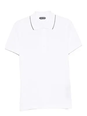 TOM FORD Piquet Cotton Polo Shirt - Multicolor