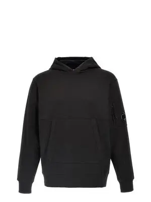 C.P. COMPANY Logo Cotton Hoodie - Multicolor
