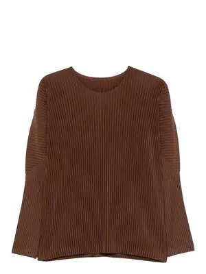 Issey Miyake Pleated T-shirt - Multicolor