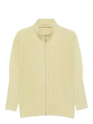 Issey Miyake Homme Plissé Pleated Zip-up Shirt - Multicolor