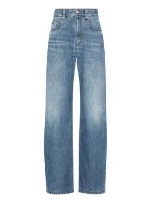 Brunello Cucinelli Denim Cotton Jeans - Multicolor