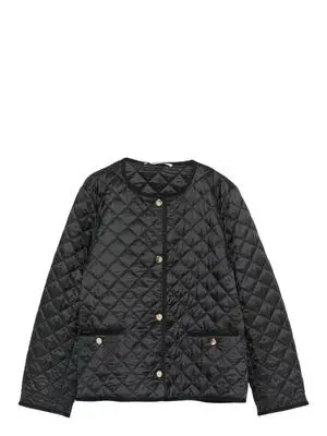 Max Mara Quilted Coat - Multicolor