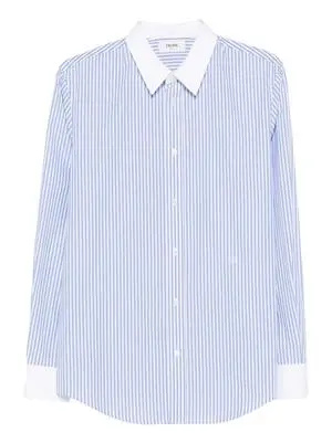 Celine Striped Cotton Shirt - Multicolor
