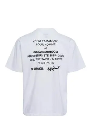 Yohji Yamamoto X Neighborhood Logo-print T-shirt - Grey