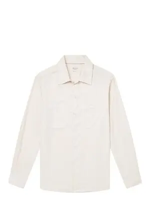 Brunello Cucinelli Cotton-poplin Shirt - Neutrals