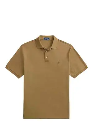 Polo Ralph Lauren Logo-embroidered Short-sleeve Polo Shirt - Neutrals