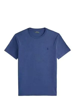 Polo Ralph Lauren Pony-embroidered Cotton T-shirt Blue