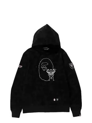 A BATHING APE X Inter Miami Cf Camo-print Hoodie - Black