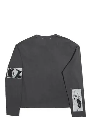 BIRTH OF ROYAL CHILD Graphic-print Long-sleeve Sweatears - Grey