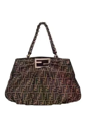 Fendi Mia Zucca Tote Bag - Brown