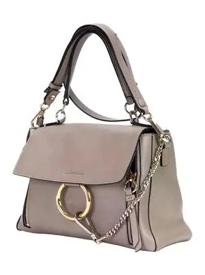 Chloé Faye Day Shoulder Bag - Grey