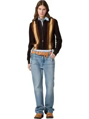 MIU MIU Miu Miu Sapphire Washed Denim Jeans