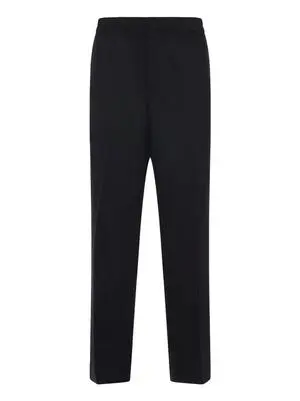 Paul Smith Elasticated Wool Trousers - Blue