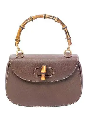 Gucci Bamboo Top-handle Shoulder Bag - Brown