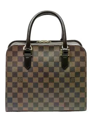 LOUIS VUITTON Damier Ebène Triana Handbag - Brown