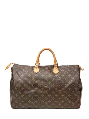 LOUIS VUITTON Monogram Speedy Handbag - Brown