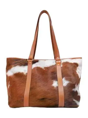 Nick Fouquet Selvagio Cowhide Tote Bag - Brown