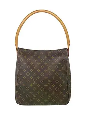 LOUIS VUITTON Monogram Looping Gm Shoulder Bag - Brown