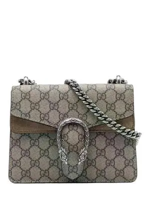 Gucci Gg Supreme Dionysus Crossbody Bag - Neutrals